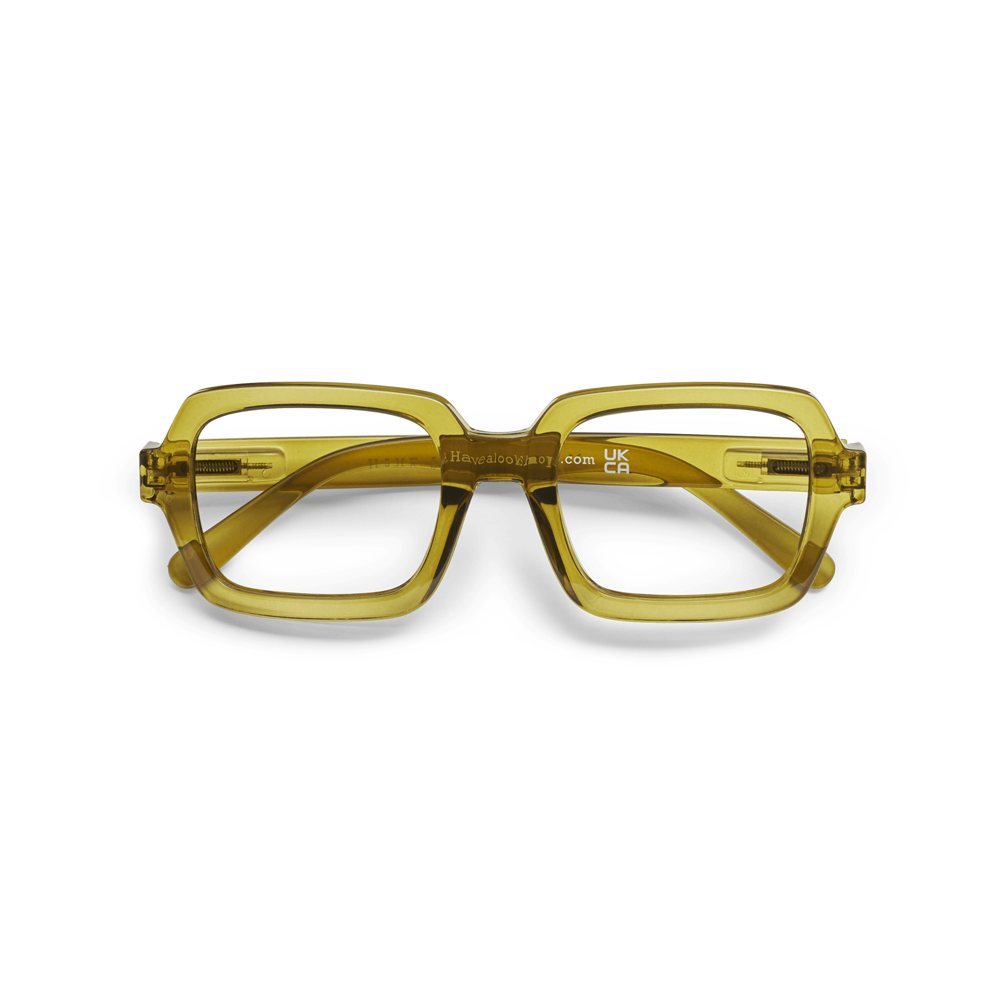 Minus glasses | Square| green | Have A Look